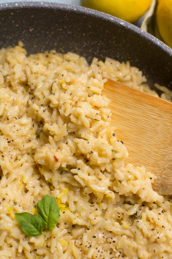 Healthy Lemon Risotto | The Clean Eating Couple