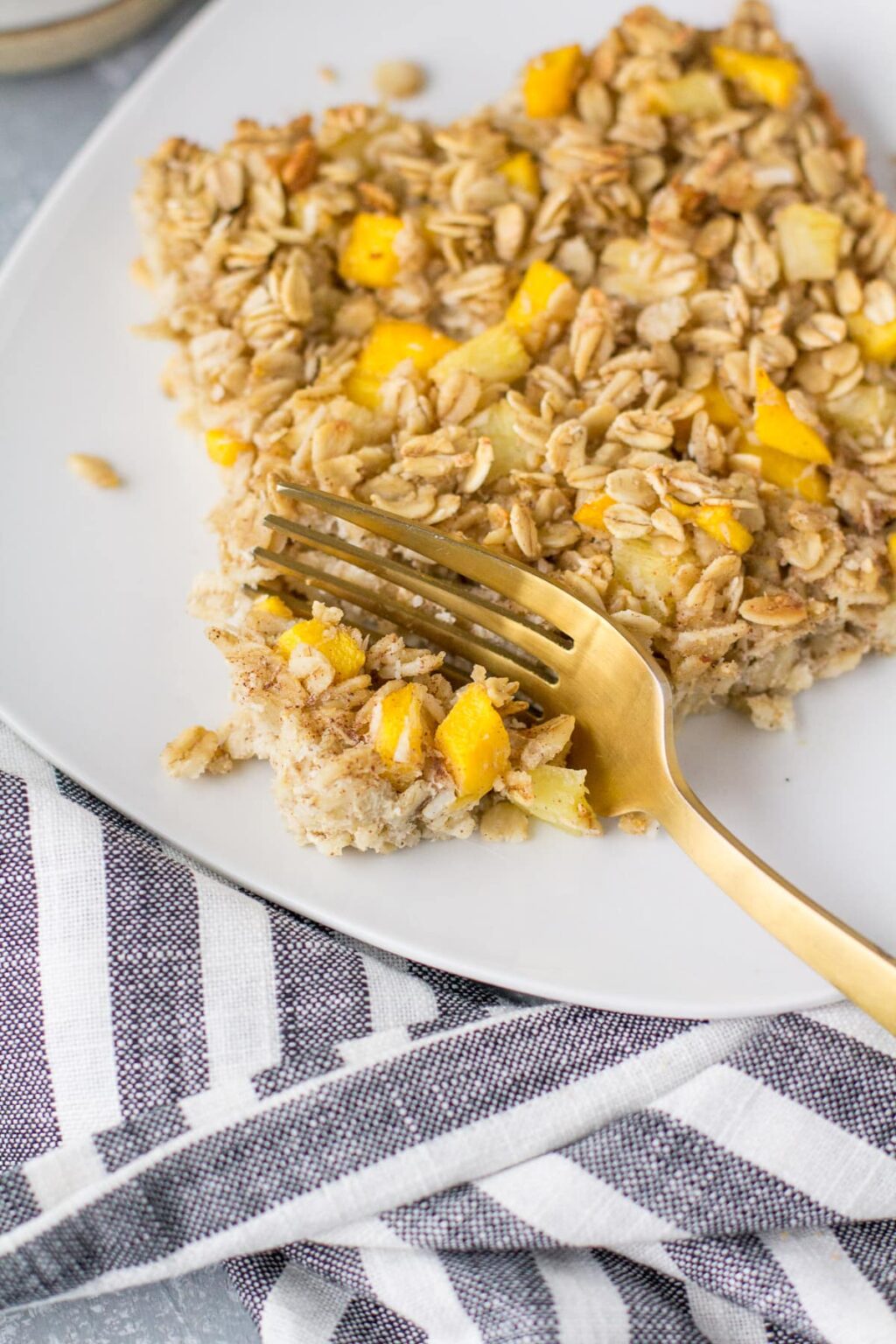 Mango Baked Oatmeal - The Clean Eating Couple