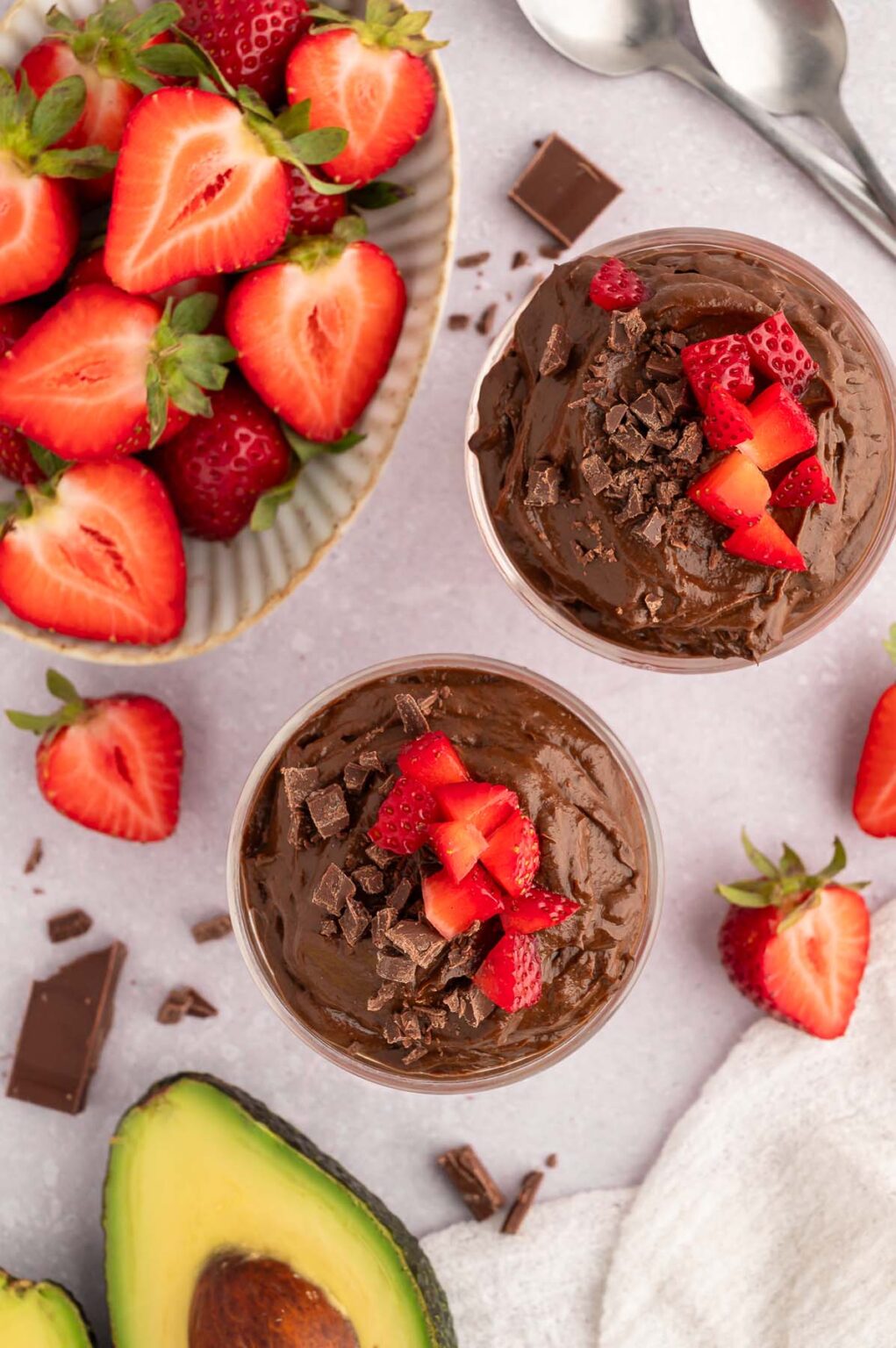 Chocolate Avocado Pudding - The Clean Eating Couple