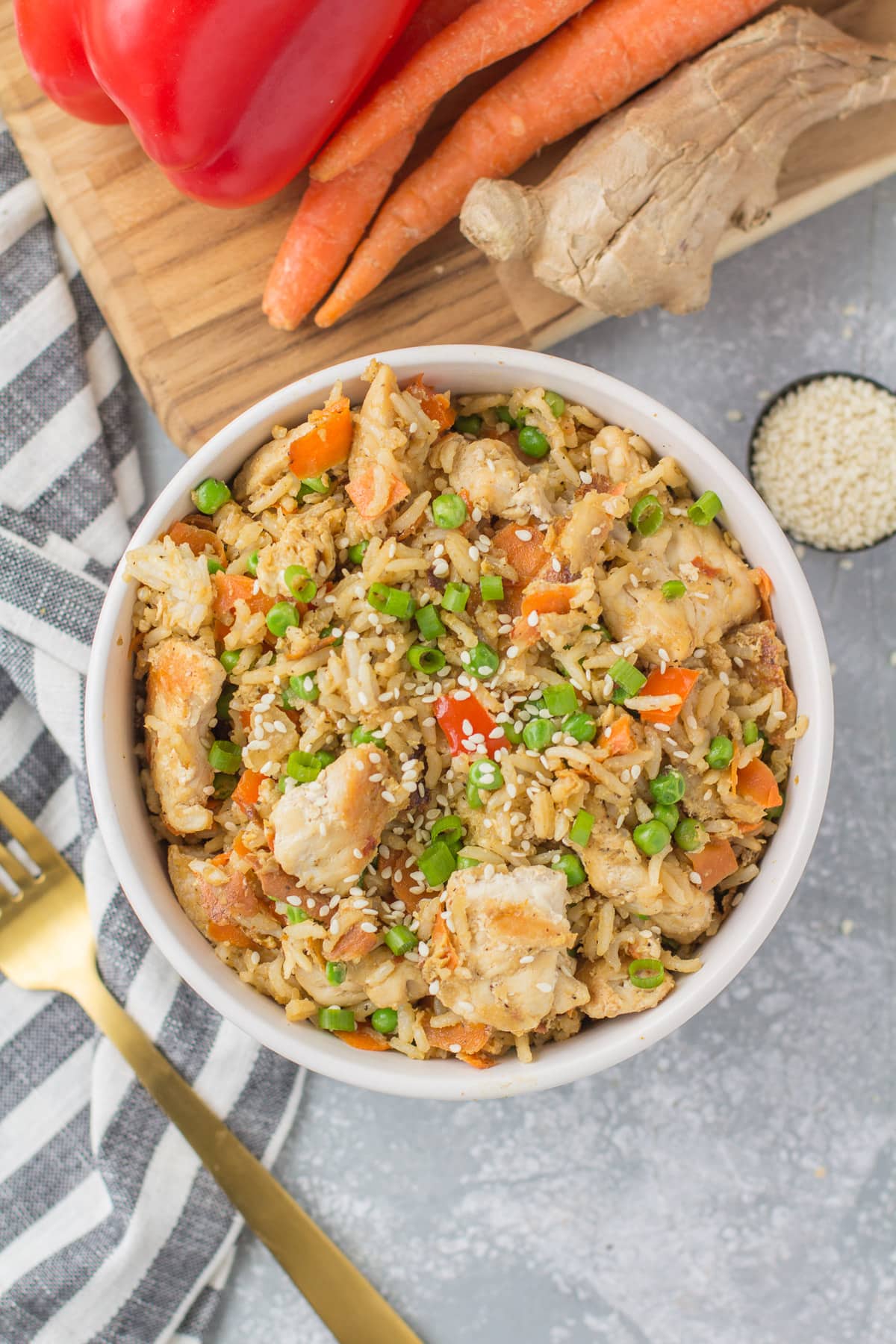 Healthy Fried Rice - The Clean Eating Couple