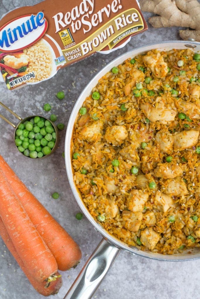 Lighter Chicken Fried Rice - The Clean Eating Couple