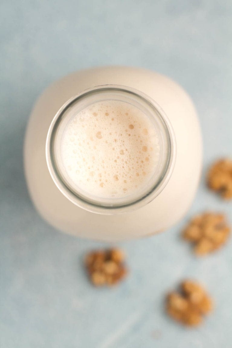 Easy Homemade Walnut Milk | The Clean Eating Couple