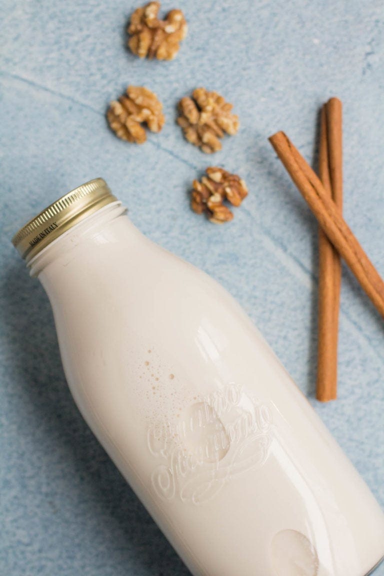 Easy Homemade Walnut Milk | The Clean Eating Couple