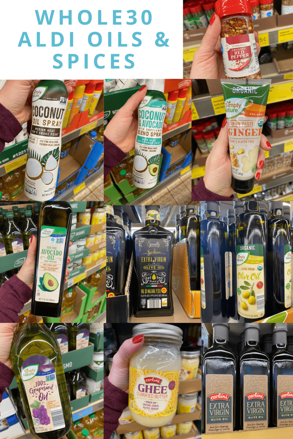 The Best Whole30 ALDI Shopping List | The Clean Eating Couple