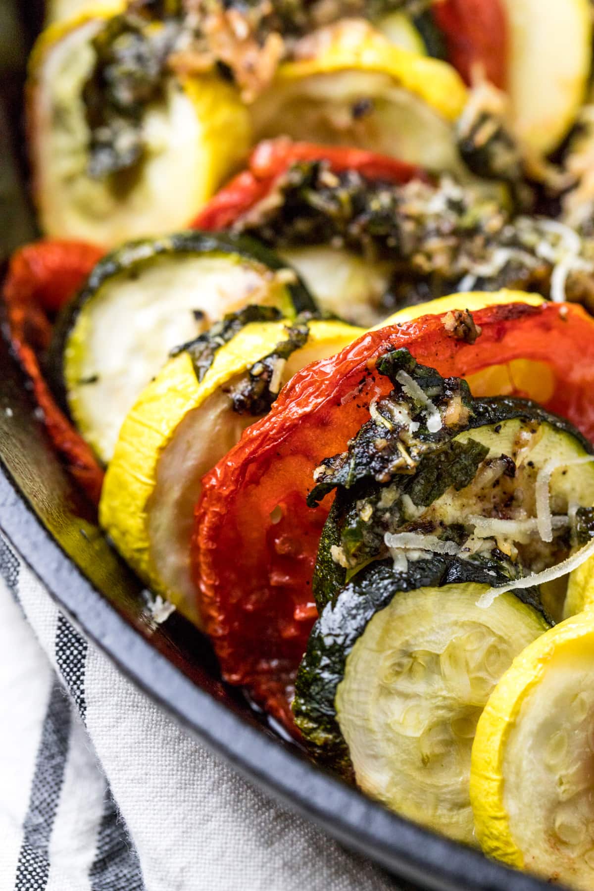 Easy Zucchini Tomato Bake | The Clean Eating Couple