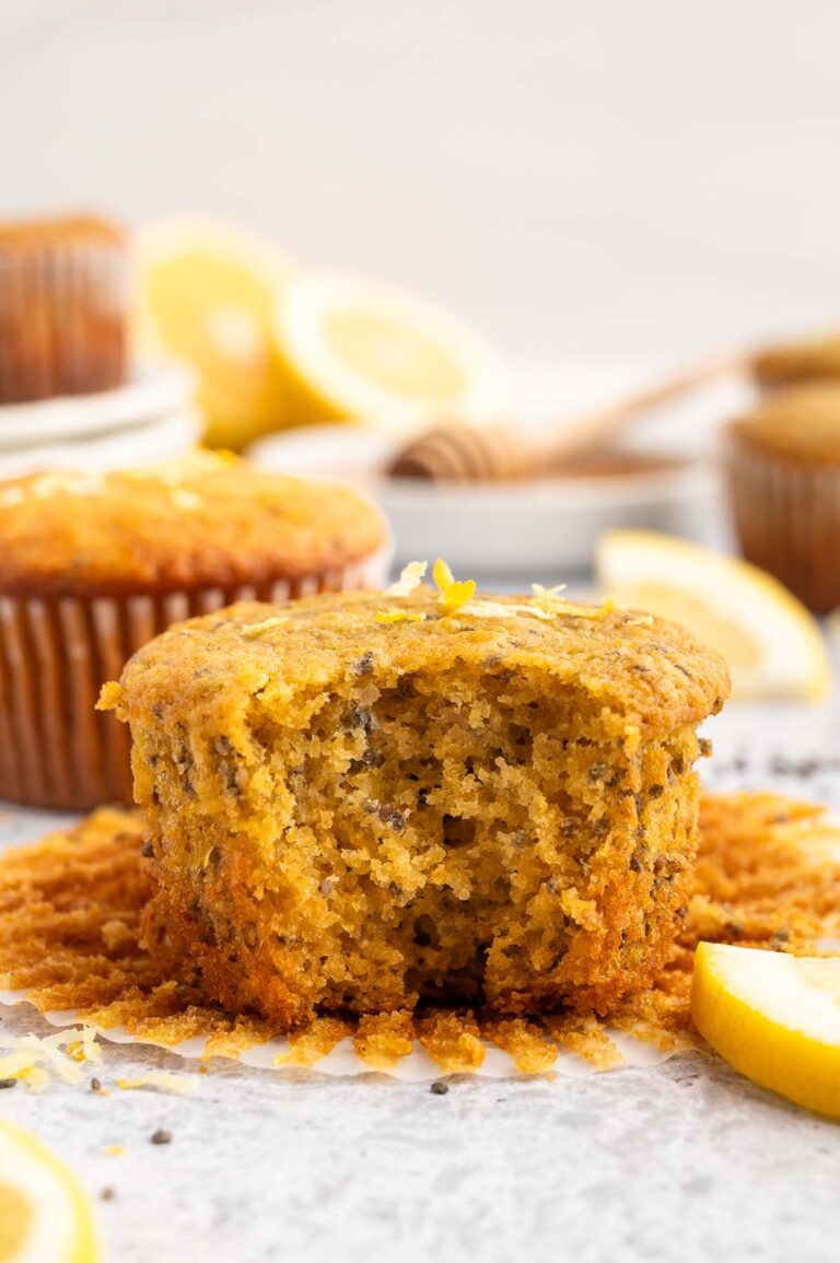 Lemon Chia Seed Muffins | The Clean Eating Couple