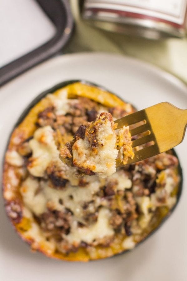 Beef Stuffed Acorn Squash - The Clean Eating Couple