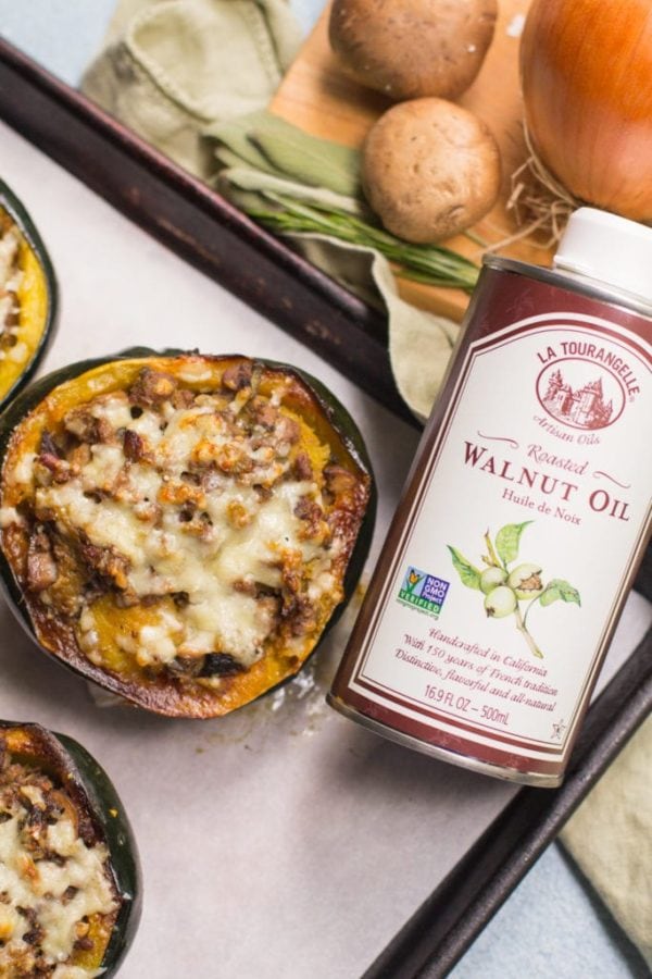 Beef Stuffed Acorn Squash - The Clean Eating Couple