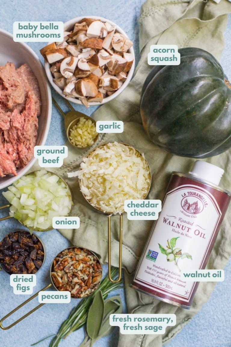 Beef Stuffed Acorn Squash - The Clean Eating Couple