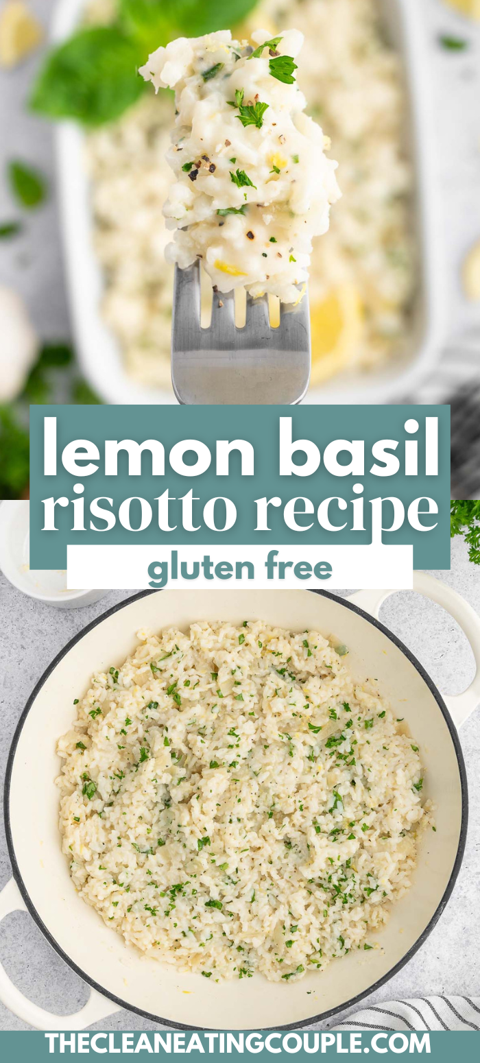 Healthy Lemon Risotto | The Clean Eating Couple
