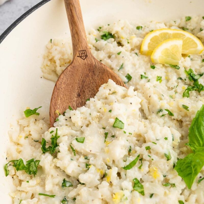 Easy Lemon Risotto Recipe | Easy Gluten-Free Rice Side Dish