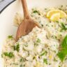 Healthy Lemon Risotto | The Clean Eating Couple