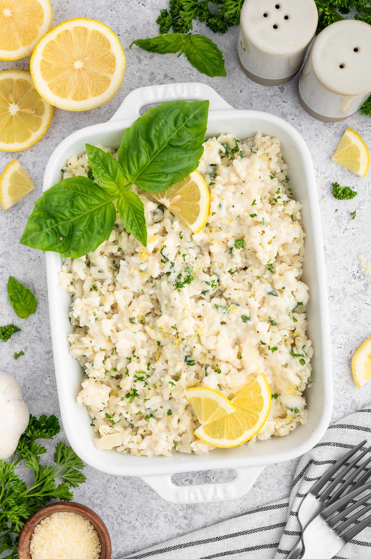 Healthy Lemon Risotto | The Clean Eating Couple