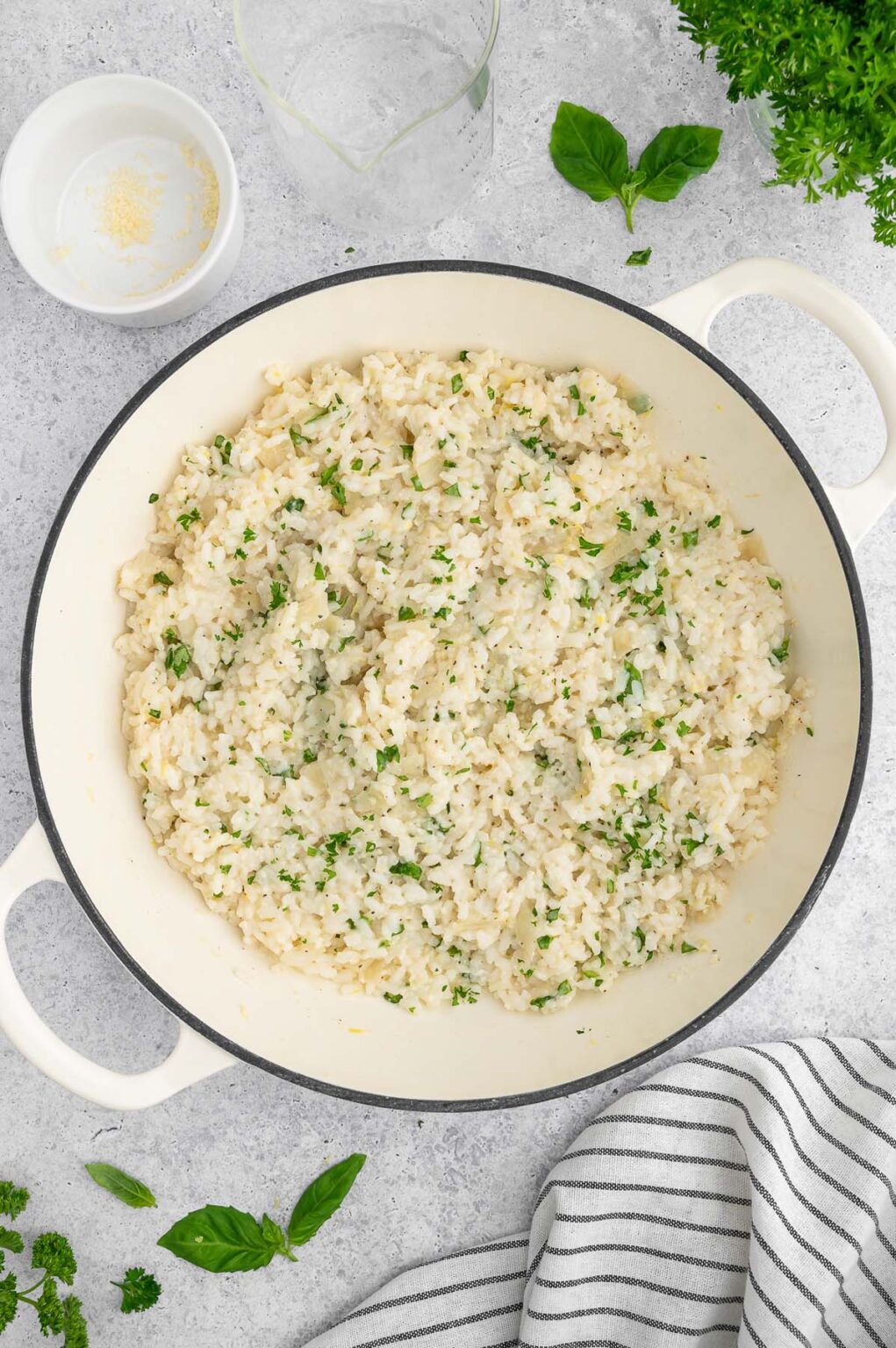 Healthy Lemon Risotto | The Clean Eating Couple