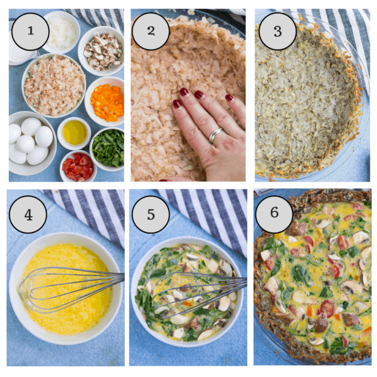 Easy Potato Crust Quiche | The Clean Eating Couple