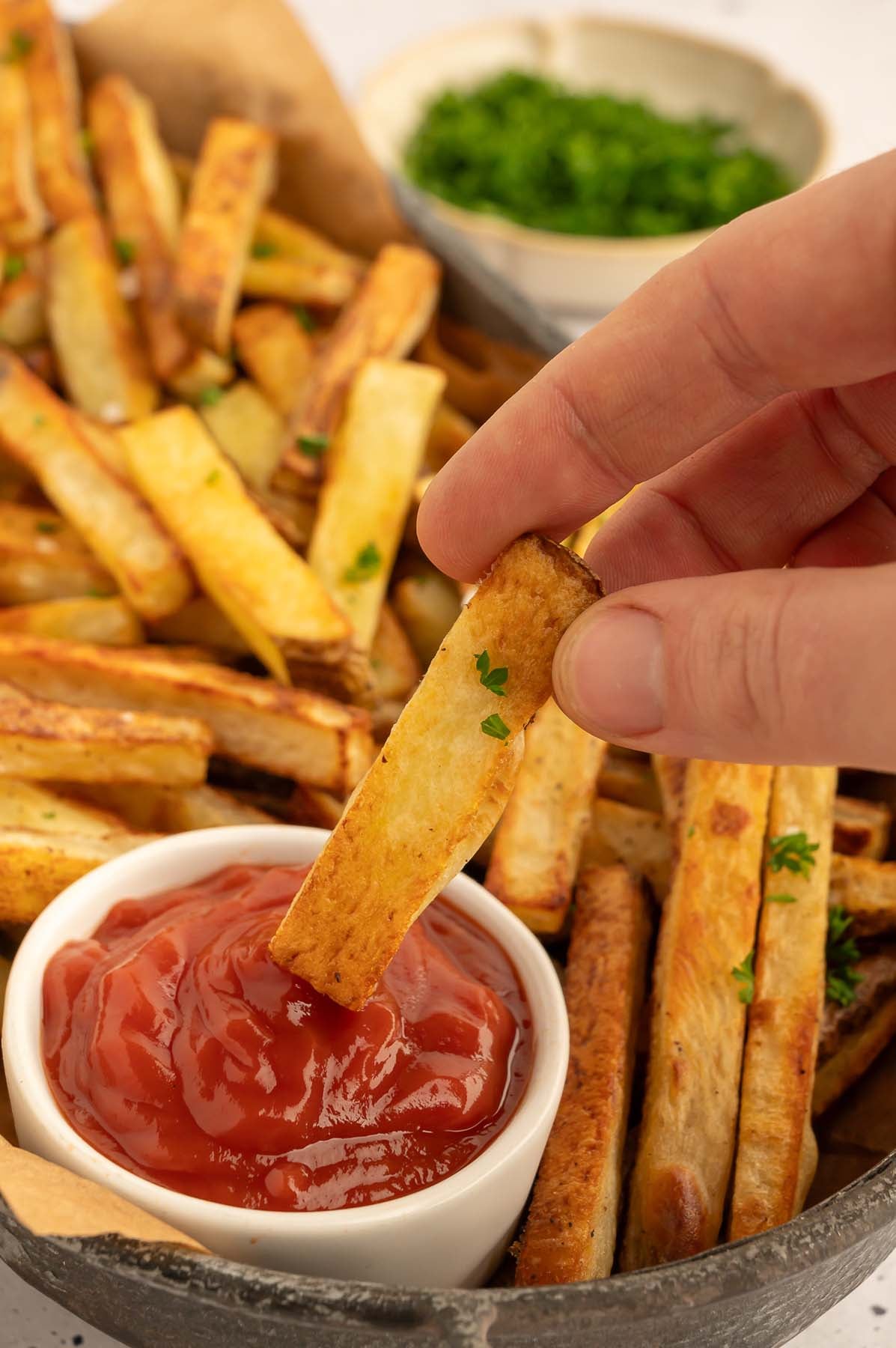 Healthy French Fries (Baked, Not Fried! - The Clean Eating Couple