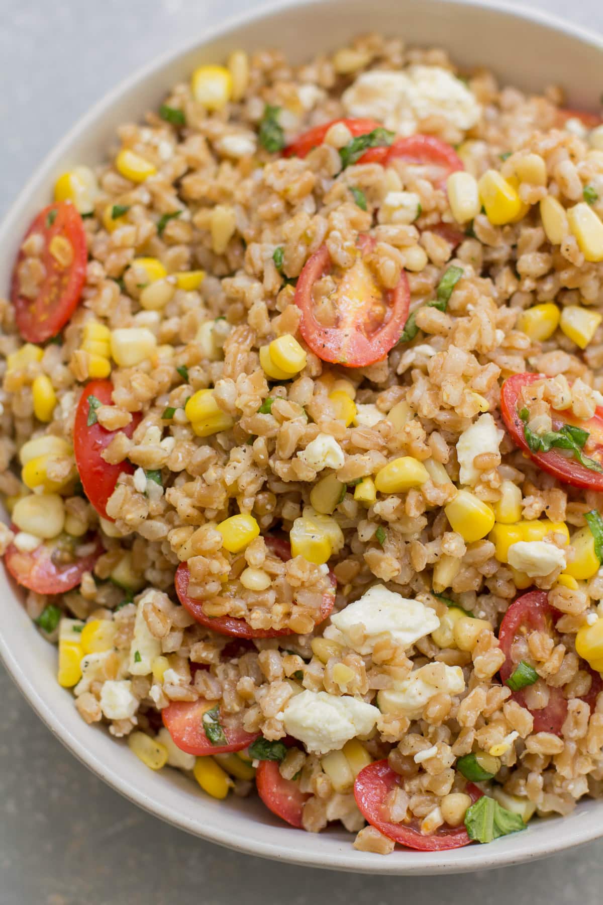 Basic Farro Salad Recipe - The Clean Eating Couple