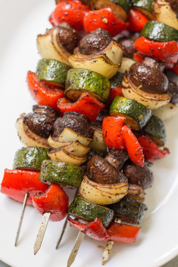 Vegetable Kebabs - The Clean Eating Couple