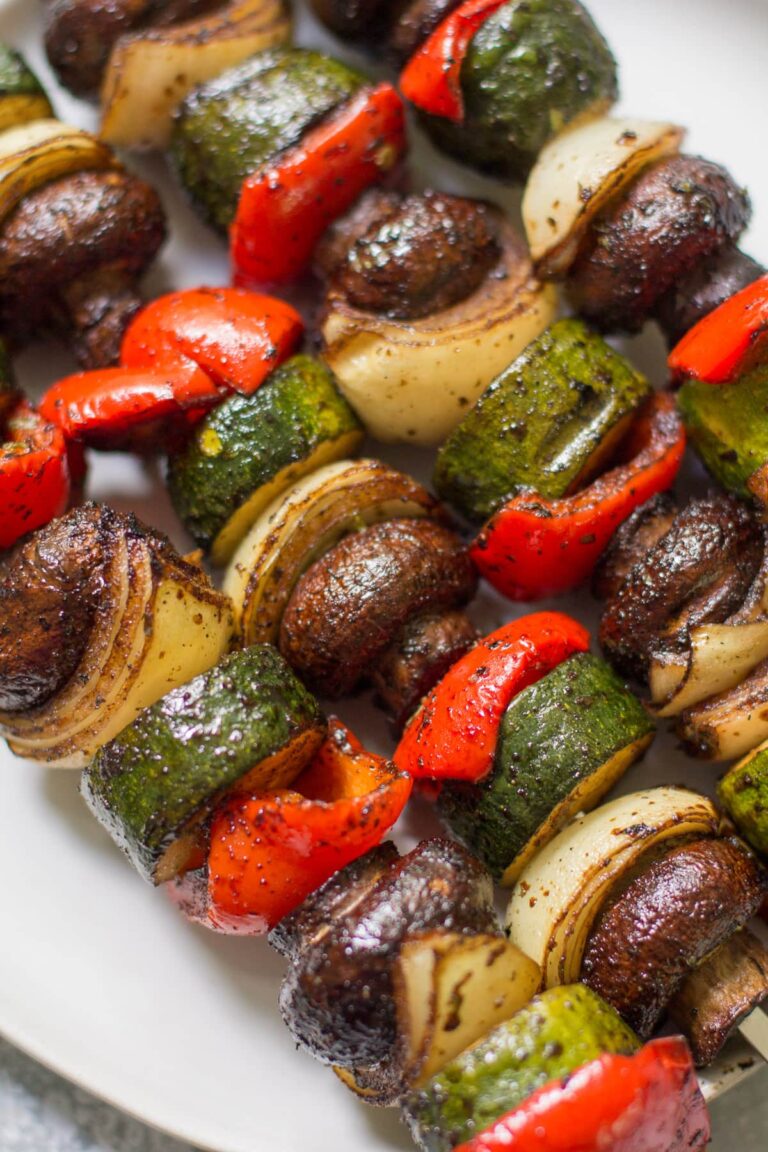 Vegetable Kebabs - The Clean Eating Couple