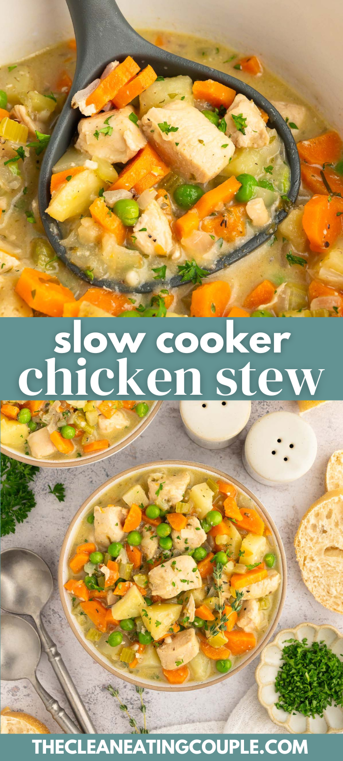 Crock Pot Chicken Stew [Easy to Make!] | The Clean Eating Couple