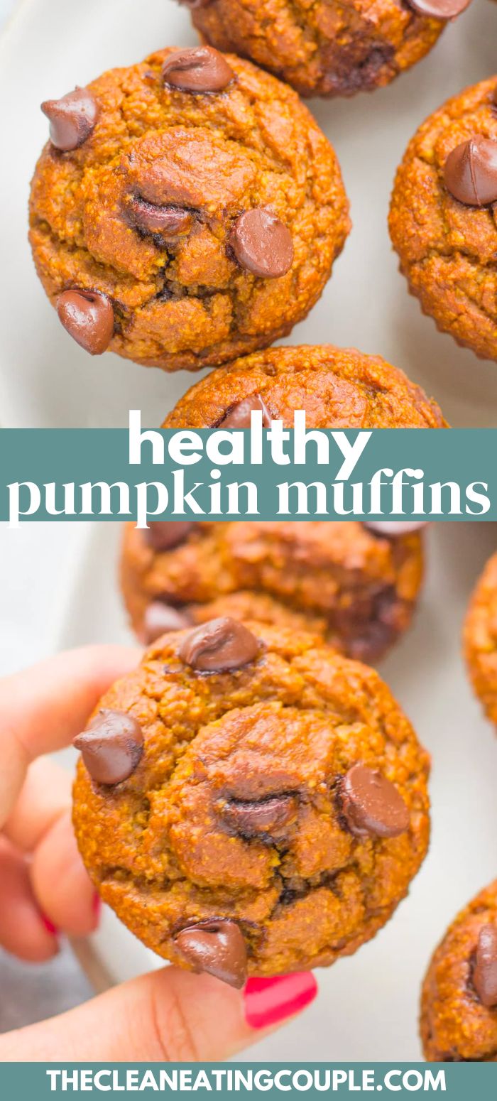 Healthy Pumpkin Muffins - The Clean Eating Couple