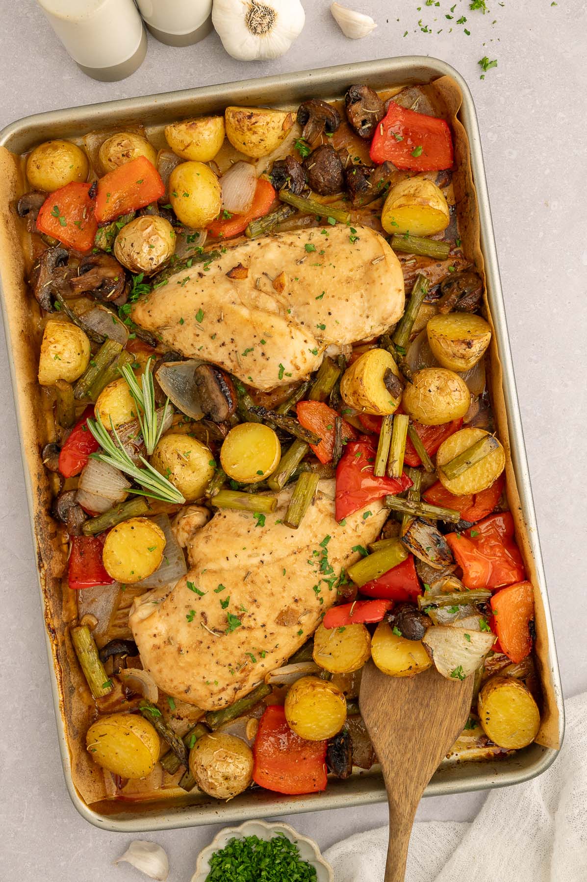 One Pot French Onion Orzo with Chicken - The Clean Eating Couple