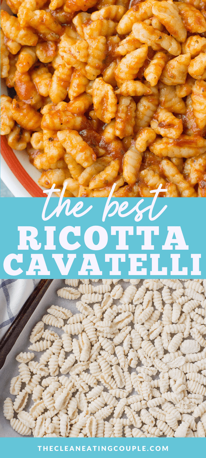 The BEST Ricotta Cavatelli | The Clean Eating Couple