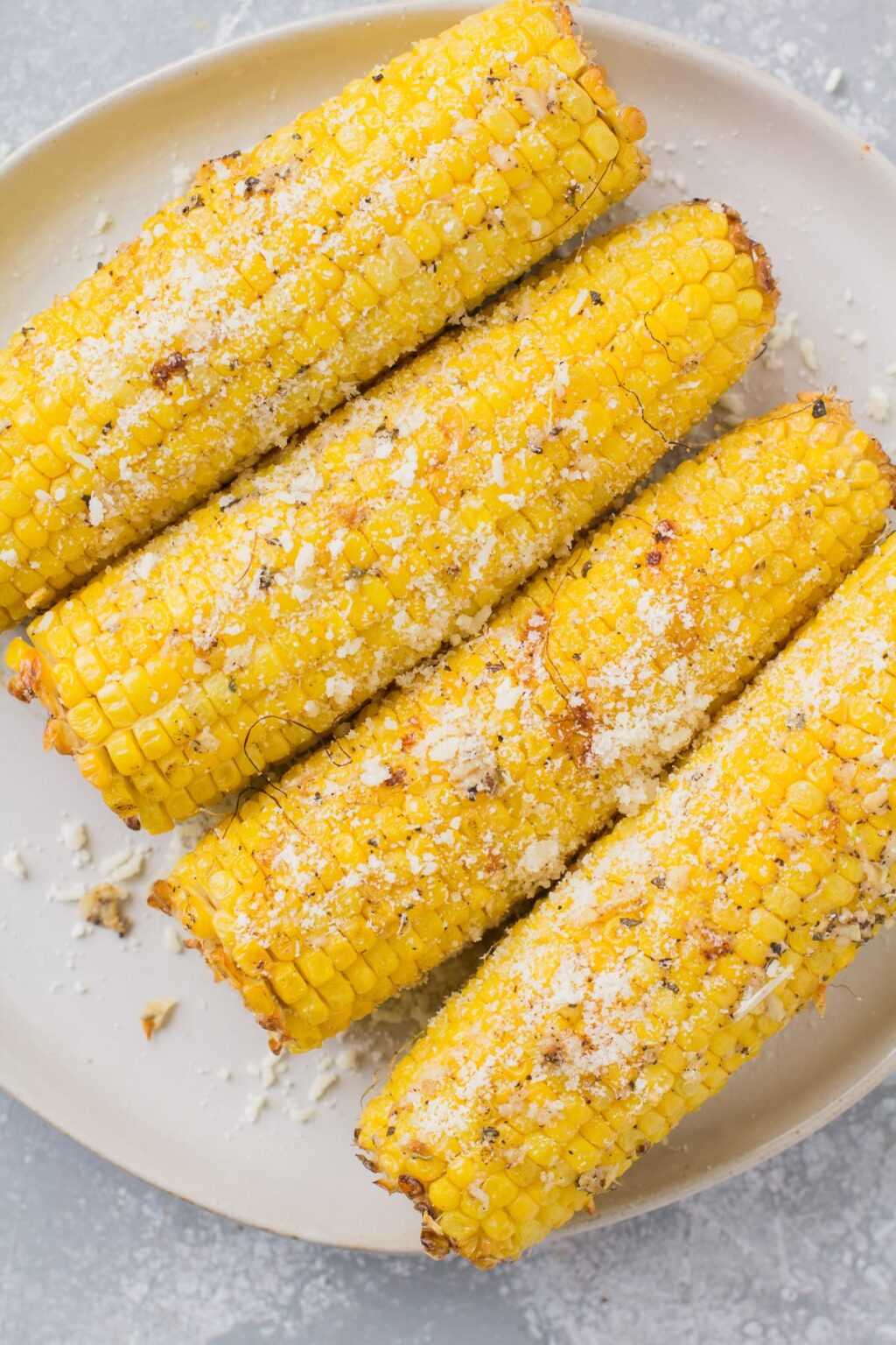 Garlic Parmesan Corn - The Clean Eating Couple