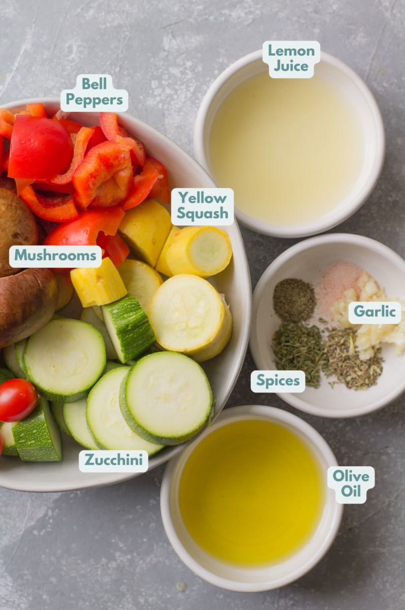 Grilled Vegetables in Foil | The Clean Eating Couple