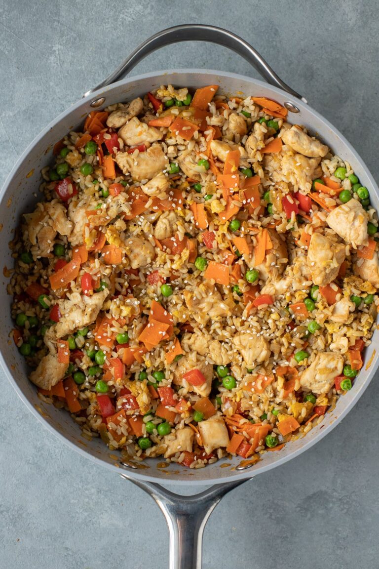 Healthy Fried Rice Recipe [Easy to Make!] | The Clean Eating Couple