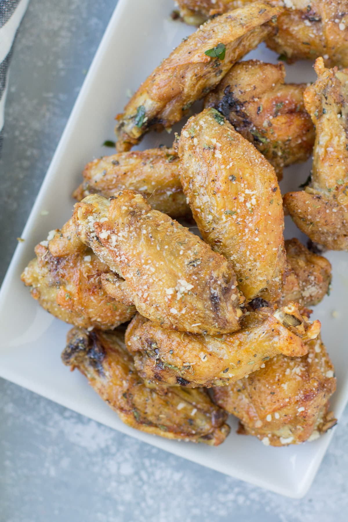 Best Parmesan Chicken Wings - The Clean Eating Couple