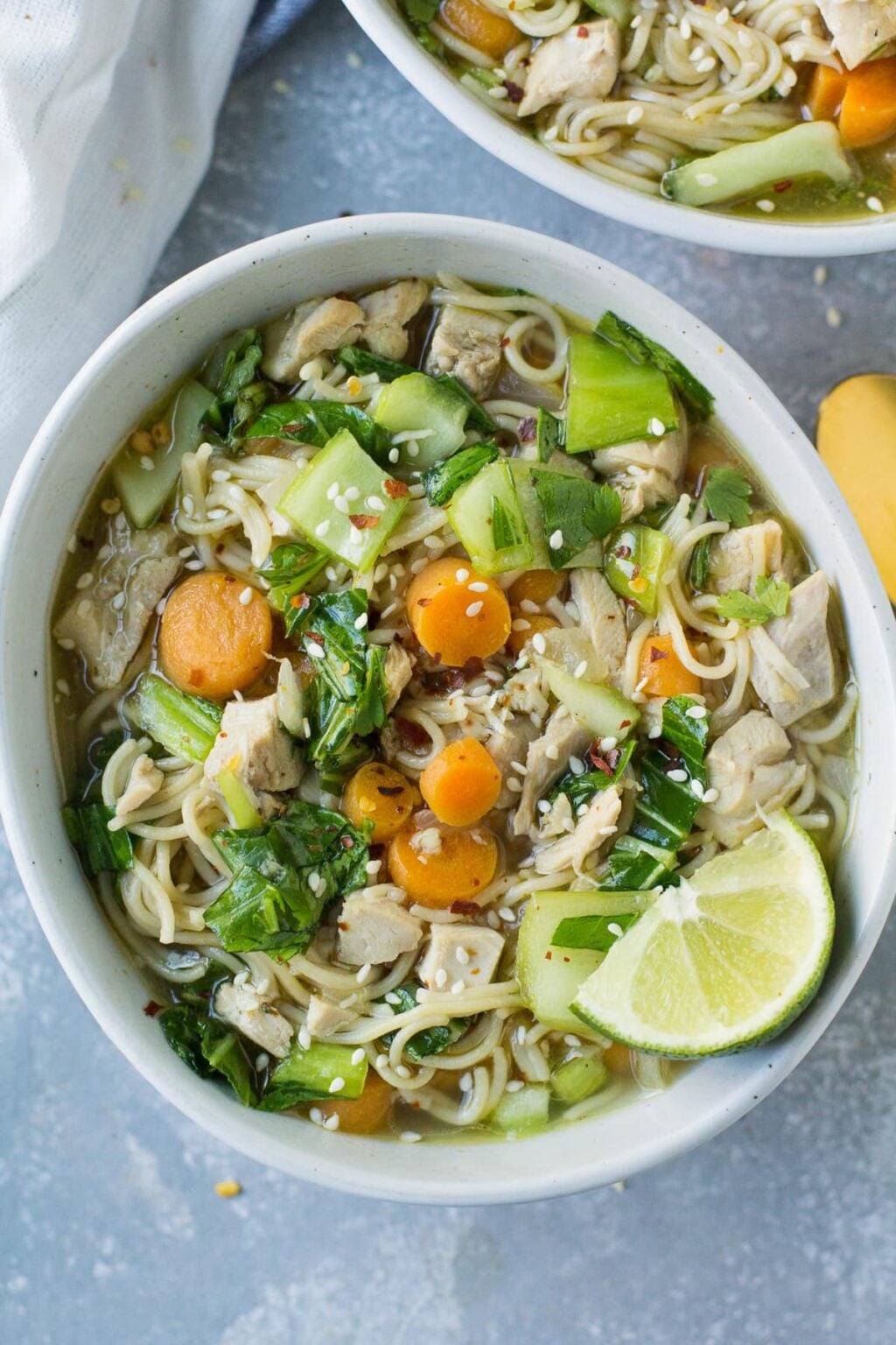 Asian Inspired Chicken Soup - The Clean Eating Couple