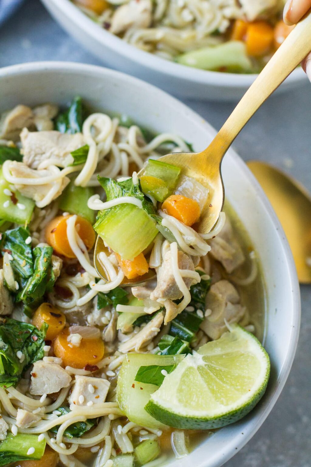 Asian Inspired Chicken Soup - The Clean Eating Couple