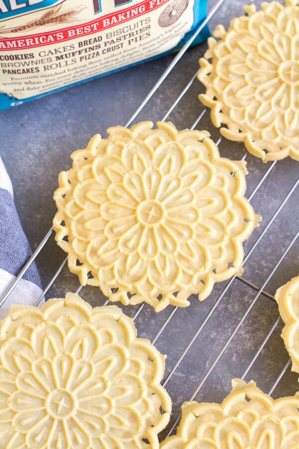 Italian Pizzelle Cookies - The Clean Eating Couple