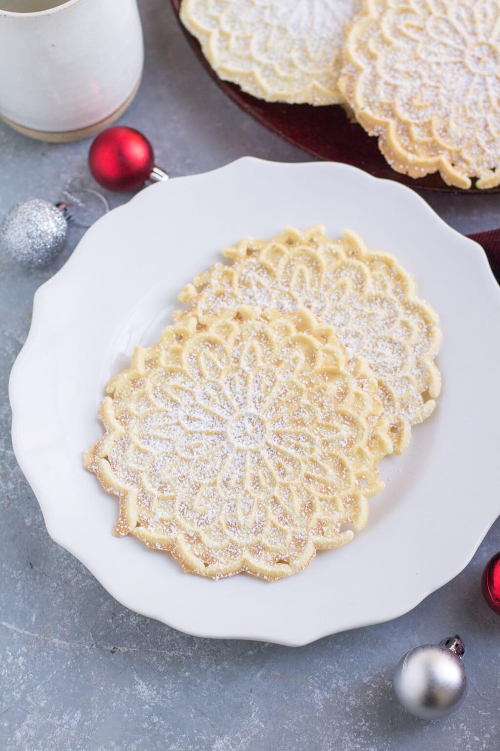 Italian Pizzelle Cookies - The Clean Eating Couple