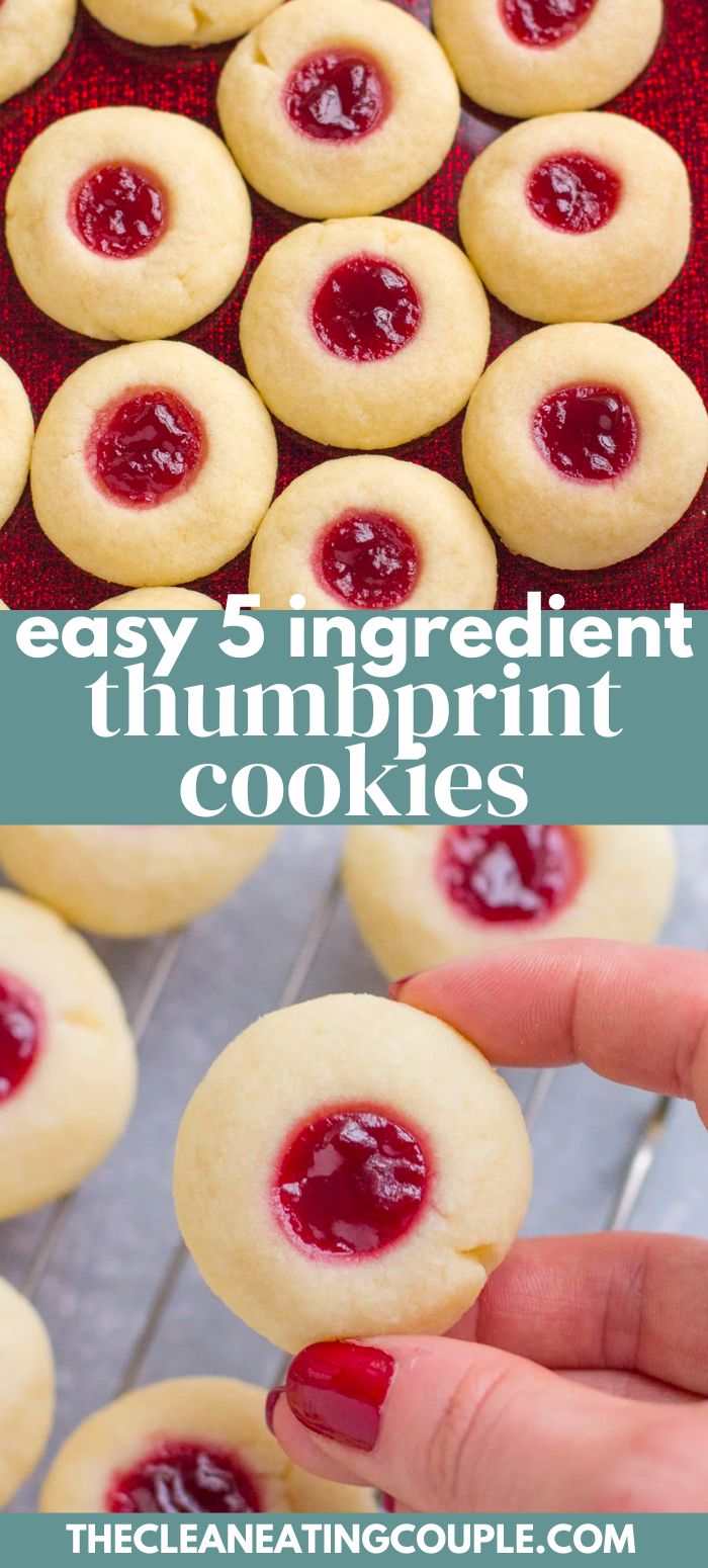 Thumbprint Cookies - The Clean Eating Couple