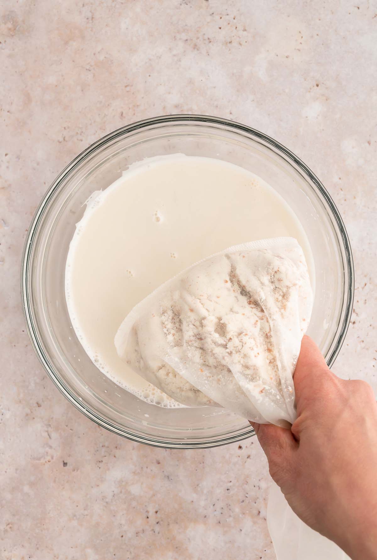 Homemade Almond Milk | The Clean Eating Couple