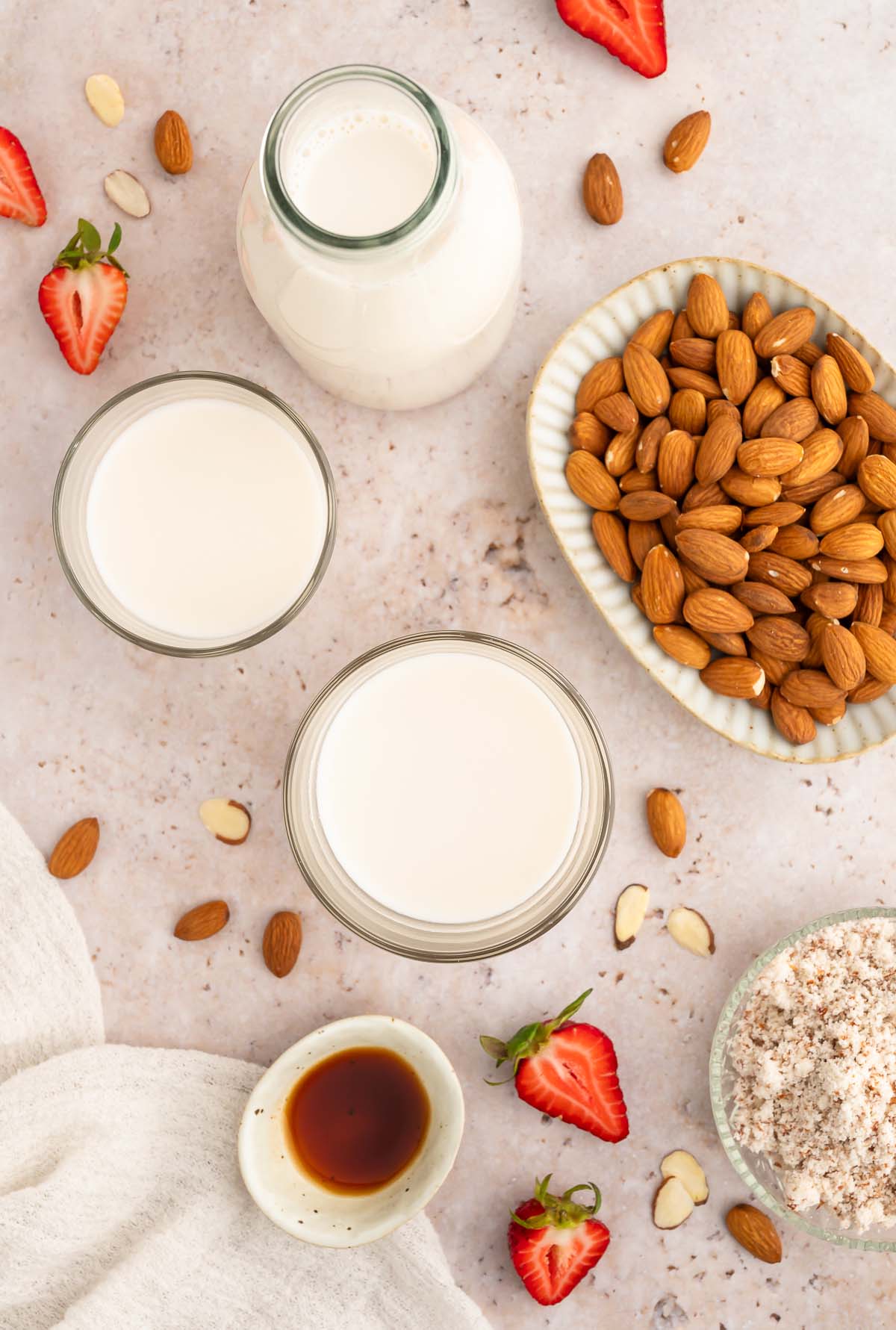 Homemade Almond Milk | The Clean Eating Couple