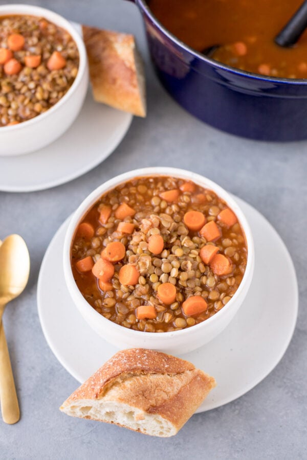 Easy Lentil Soup Recipe | The Clean Eating Couple