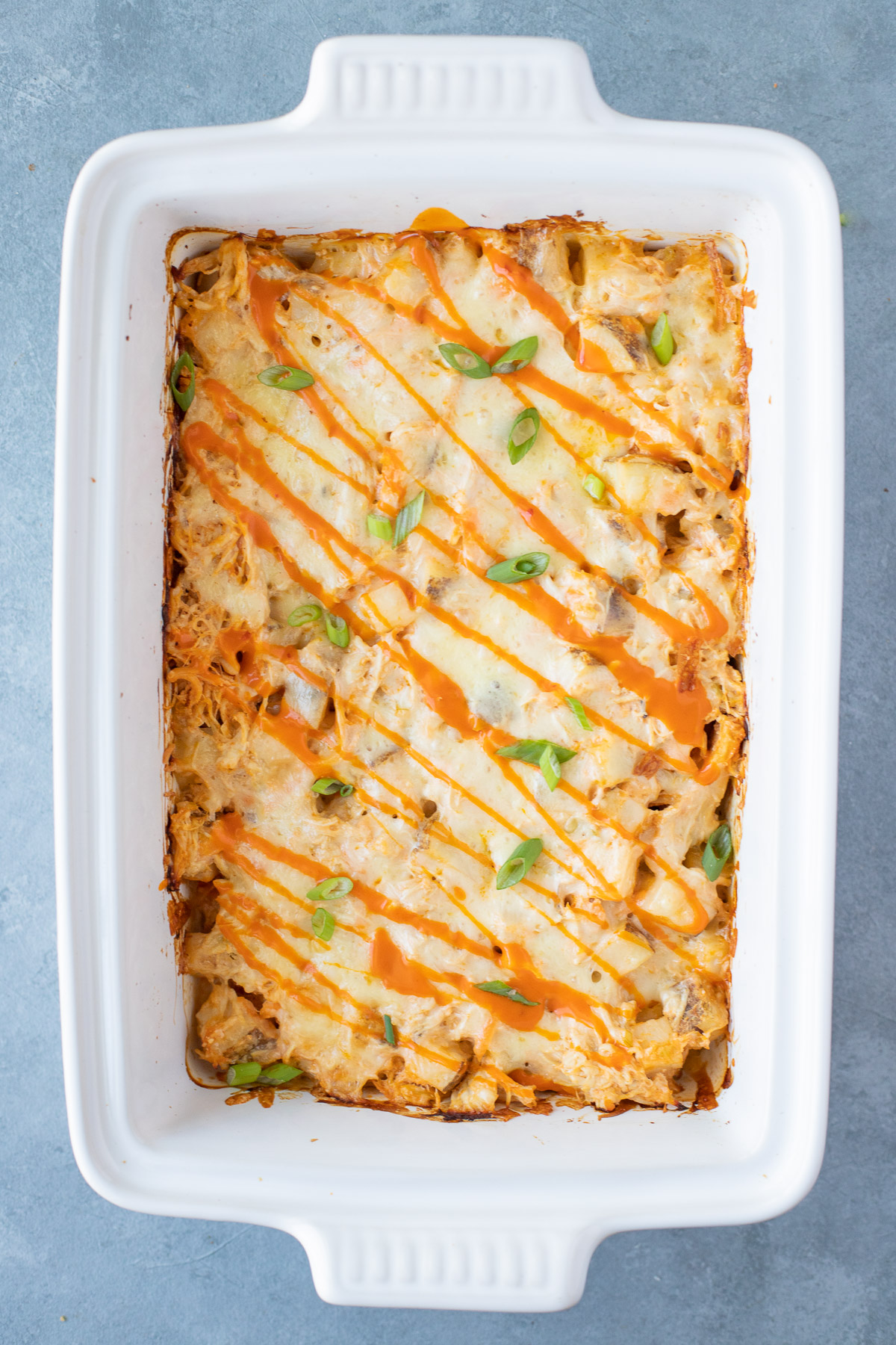 Buffalo Chicken Casserole | The Clean Eating Couple