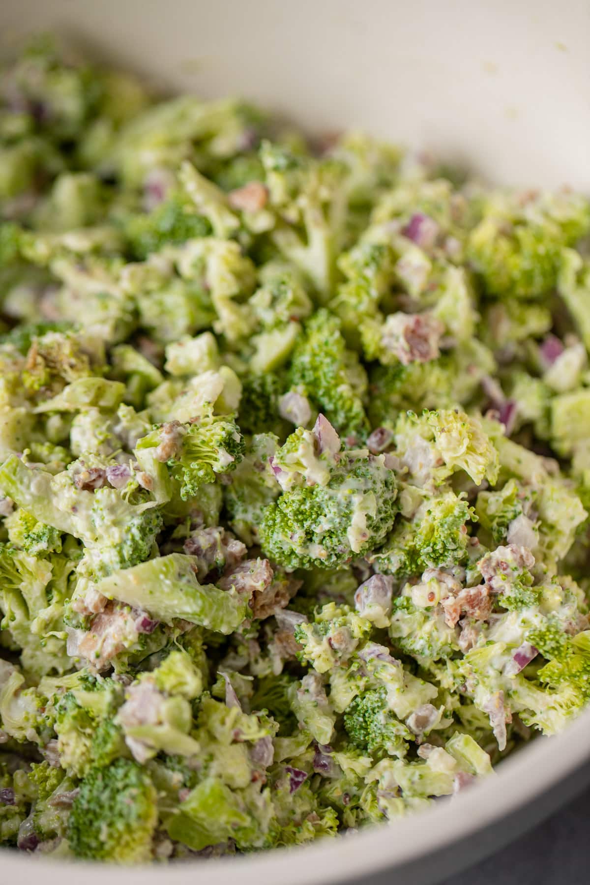 Healthy Broccoli Salad (NO Mayo!) | The Clean Eating Couple