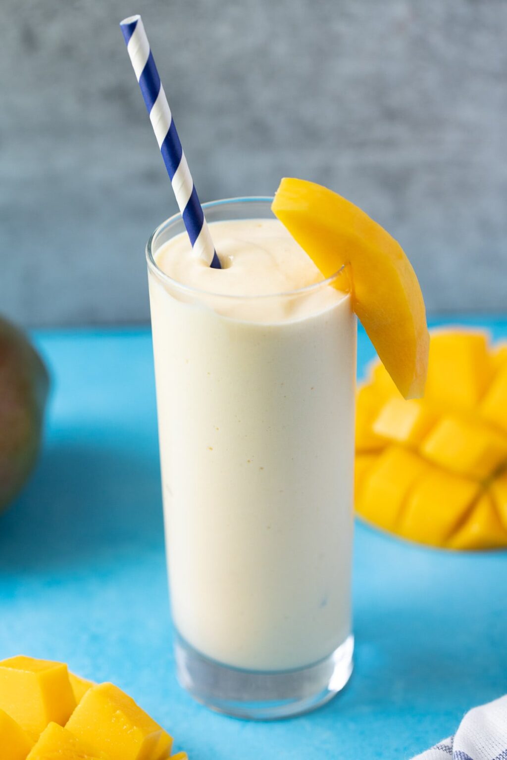 Easy Healthy Mango Protein Smoothie - The Clean Eating Couple