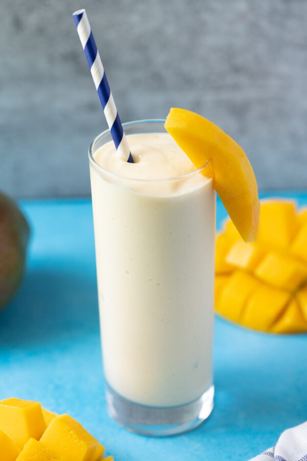 Easy Healthy Mango Protein Smoothie - The Clean Eating Couple