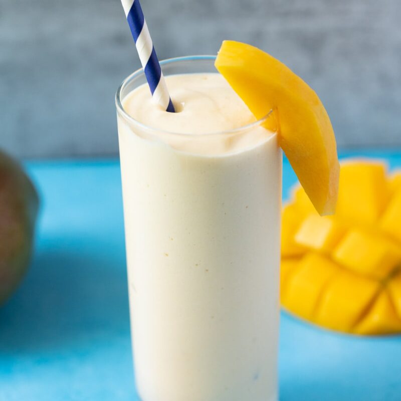 Easy Healthy Mango Protein Smoothie - The Clean Eating Couple