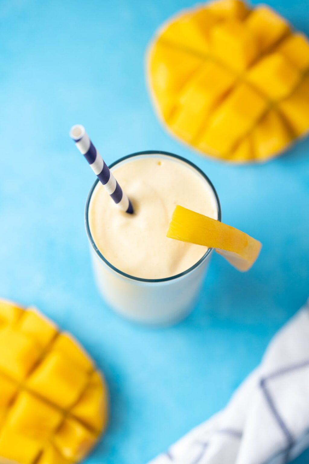 Easy Healthy Mango Protein Smoothie - The Clean Eating Couple