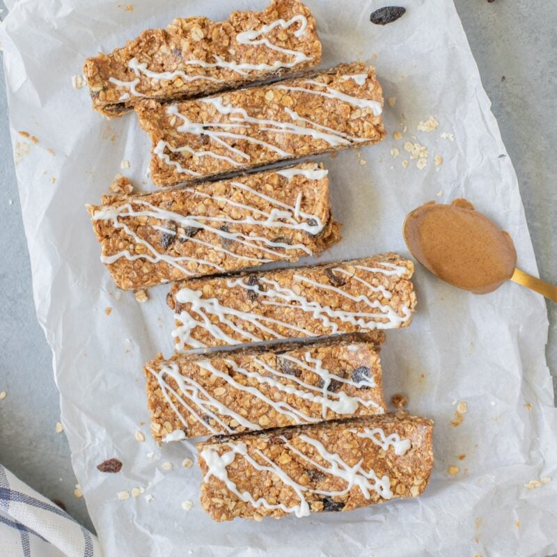 Healthy Protein Bars Oatmeal Raisin | The Clean Eating Couple