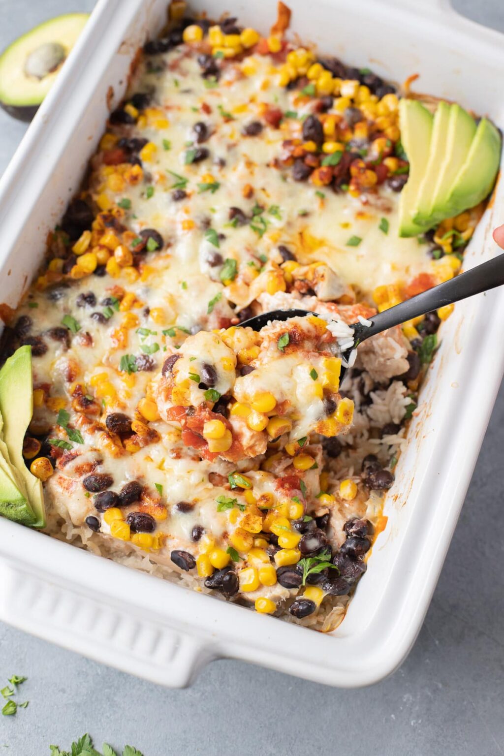 Southwestern Chicken Casserole (Healthy!) - The Clean Eating Couple