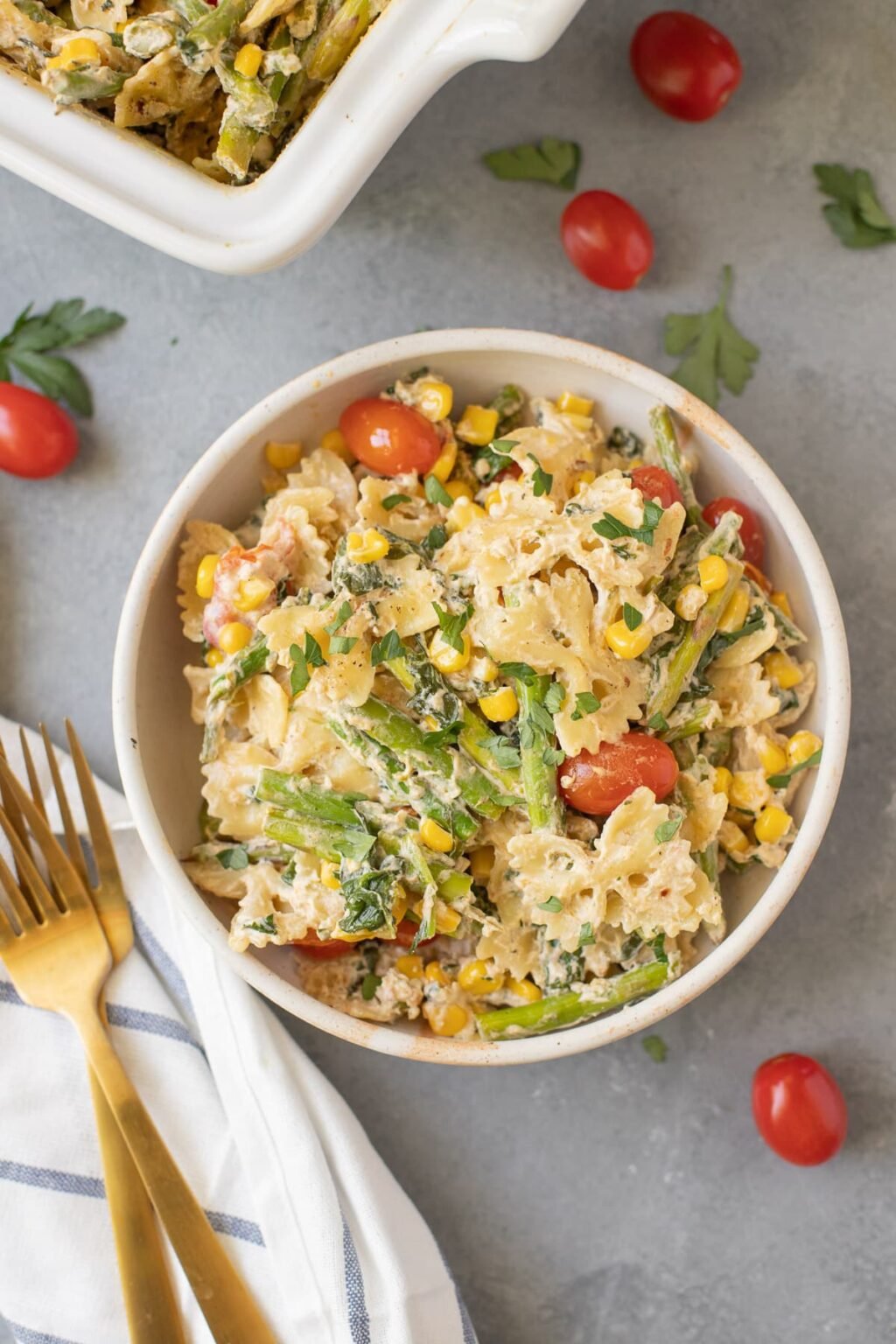 Goat Cheese Pasta | The Clean Eating Couple