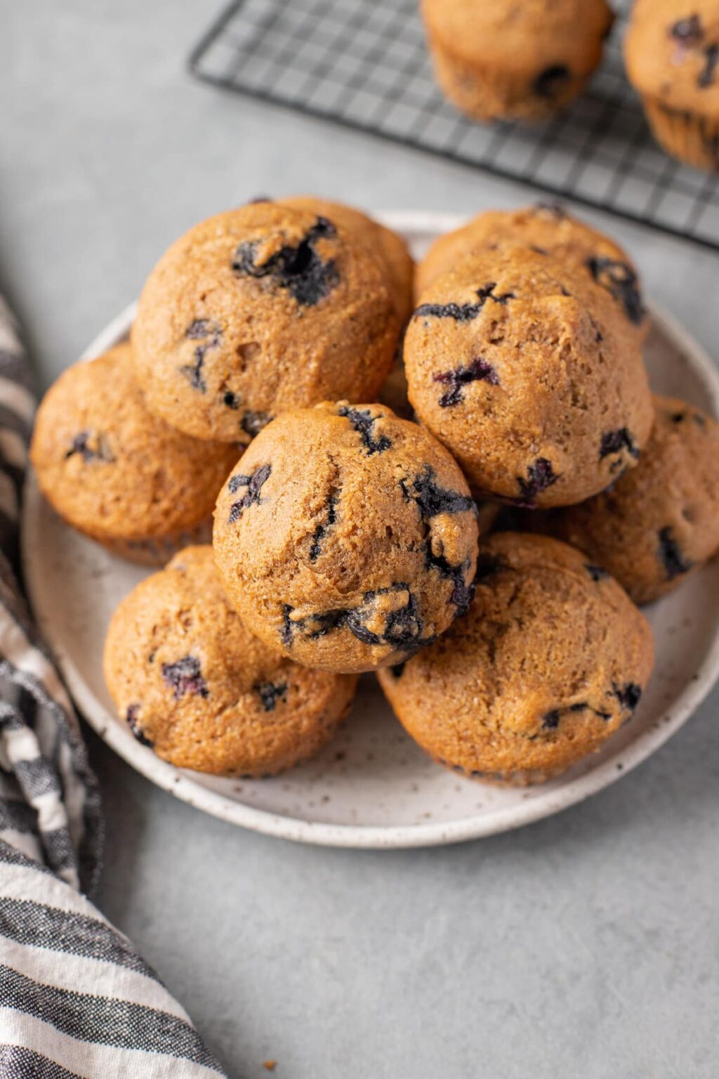 Healthy Blueberry Muffin Recipe - The Clean Eating Couple