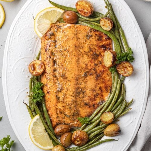Easy Lemon Salmon Recipe - The Clean Eating Couple